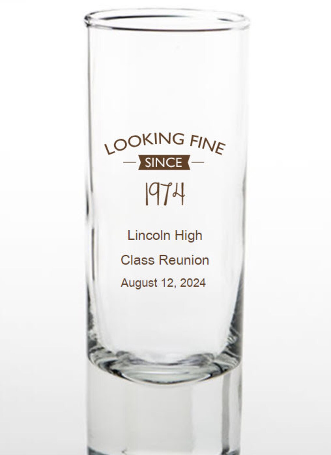 Class Reunion Favors 50 Tall Shooters 2 Oz Design Your Own - Etsy
