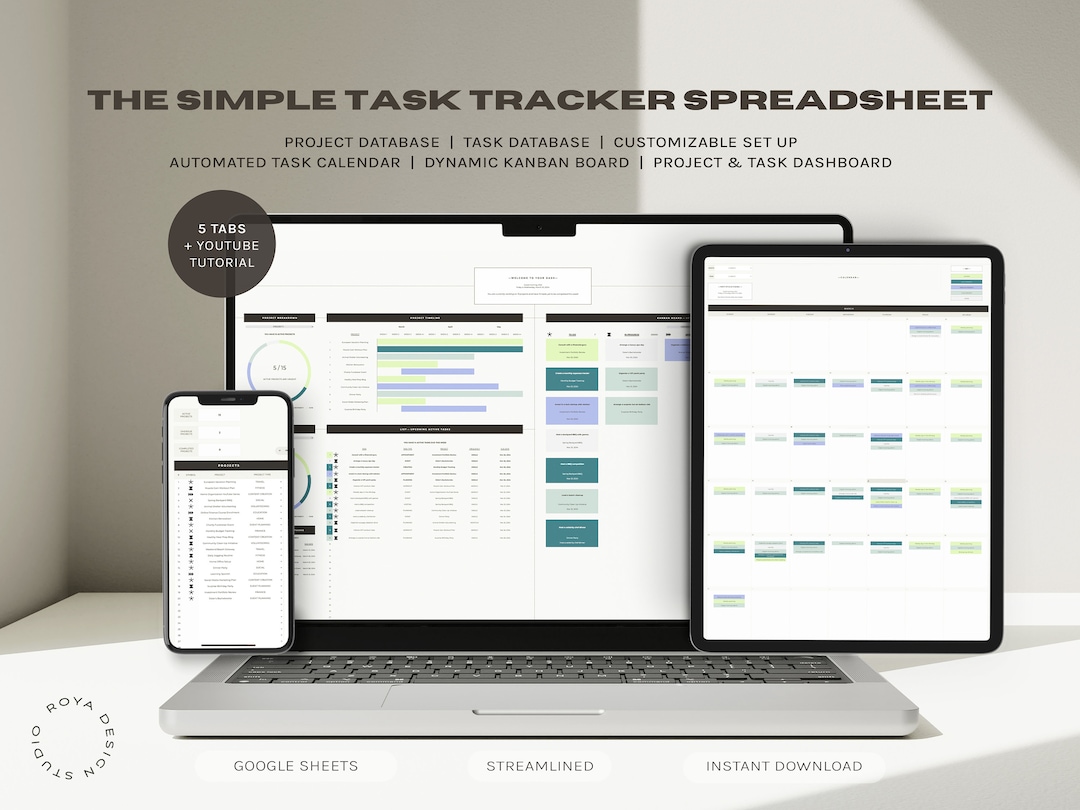 Task Tracker Dashboard and Calendar | Kanban Board | to Do List ...