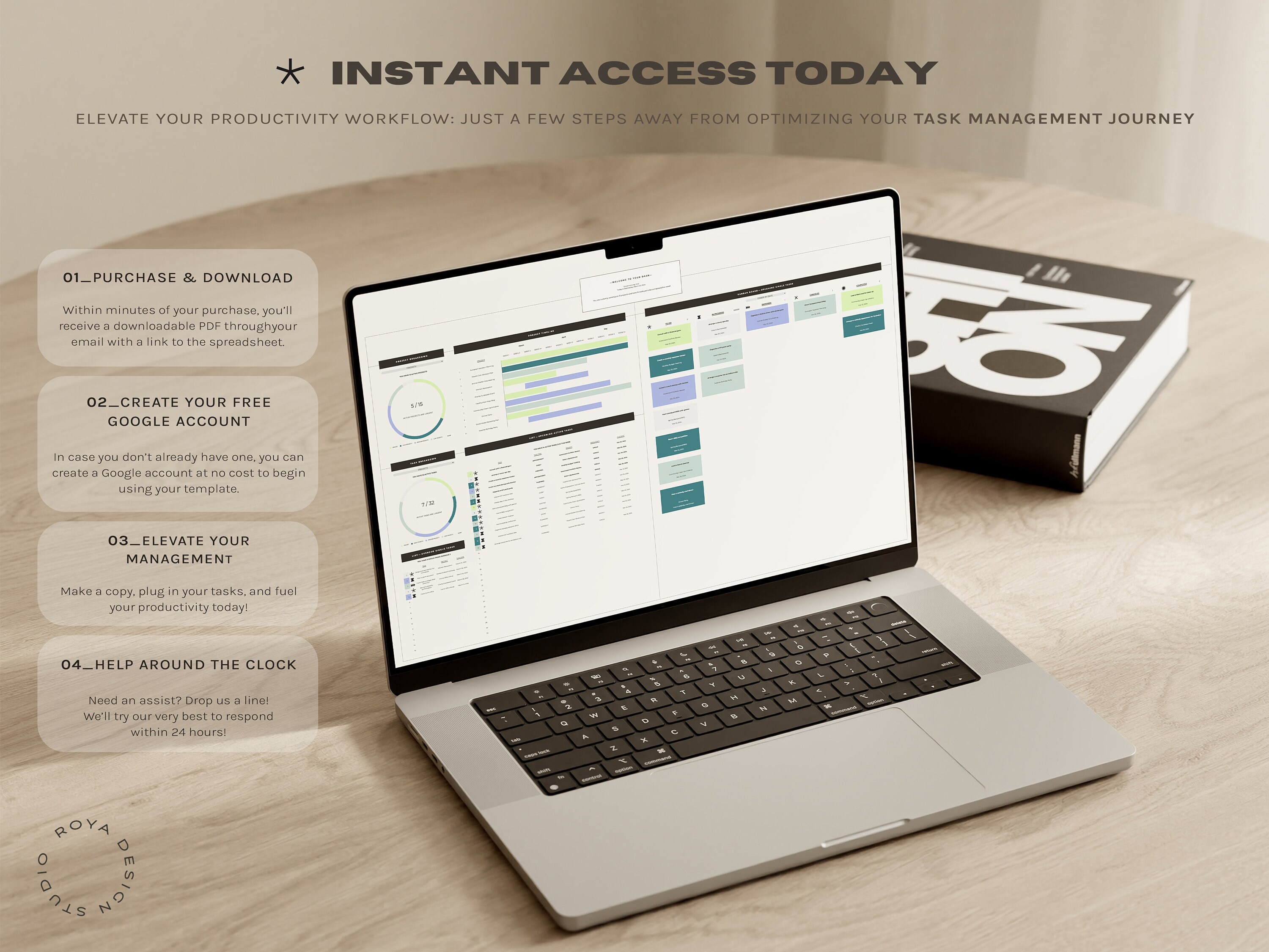 Task Tracker Dashboard and Calendar Kanban Board to Do List ...