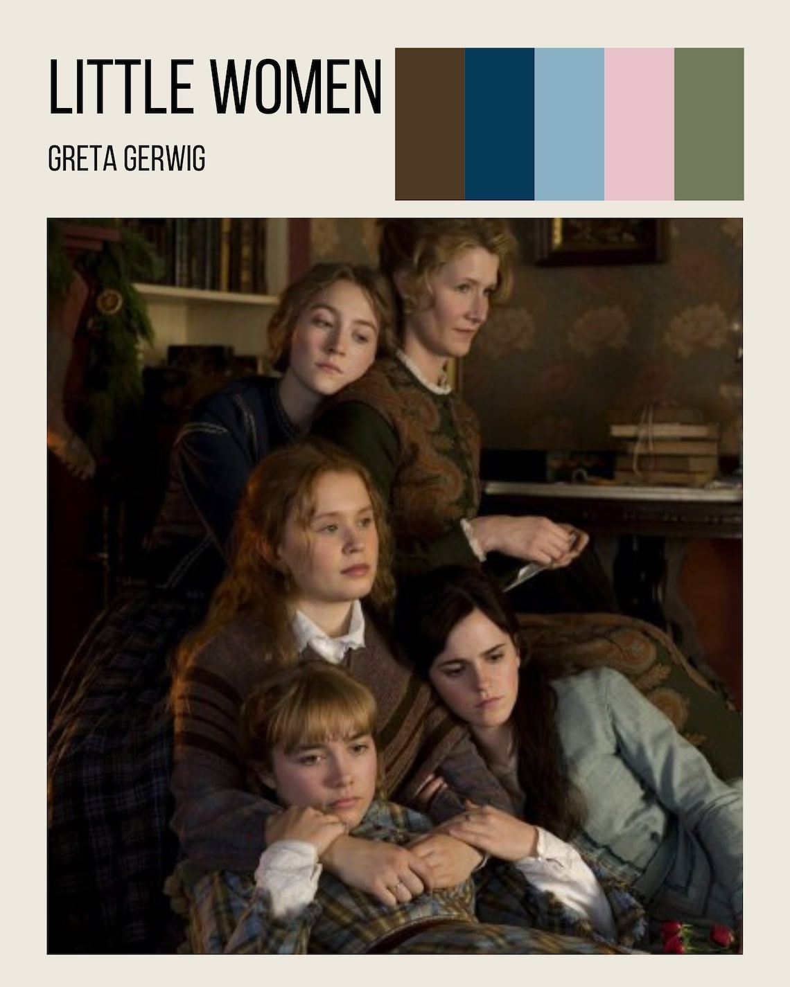 Little Women 2019 Minimalist Aesthetic Movie Print Wall Decoration - Etsy
