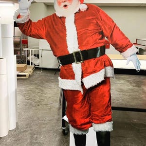 72" (6ft) Life-size Santa Claus Cutout | Indoor/outdoor | Christmas ...