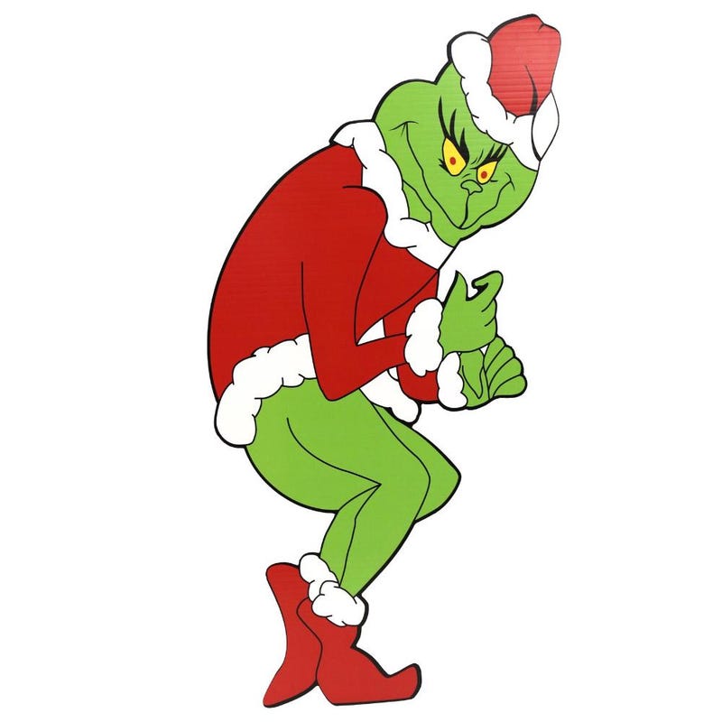 Grinch Cutout - Etsy