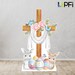 Easter Holiday Decoration | Cross and Easter Bunny Sign | Easter Decor ...