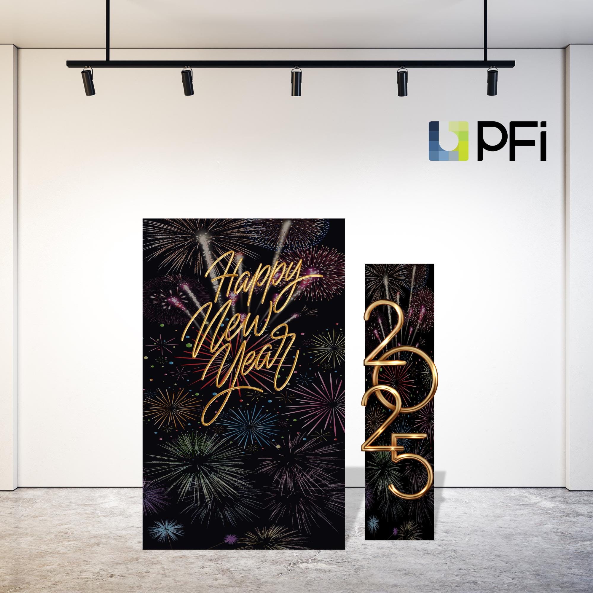 New Year's Eve Party Backdrop | Coroplast Event Decor | Photo Booth ...