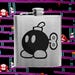 Super Mario Bros Bob-omb Enemy Hip Flask 6oz Silver Flask Gift - Etsy