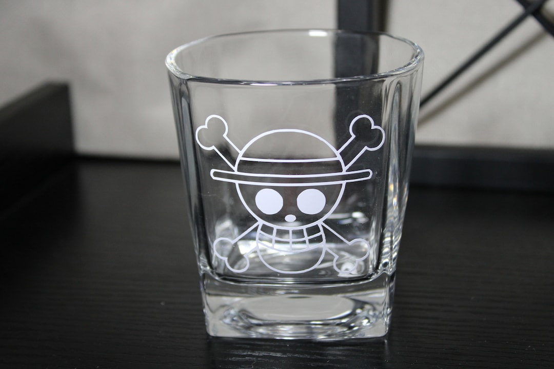 Monkey D Luffy One Piece Whiskey Glass Gift - Etsy