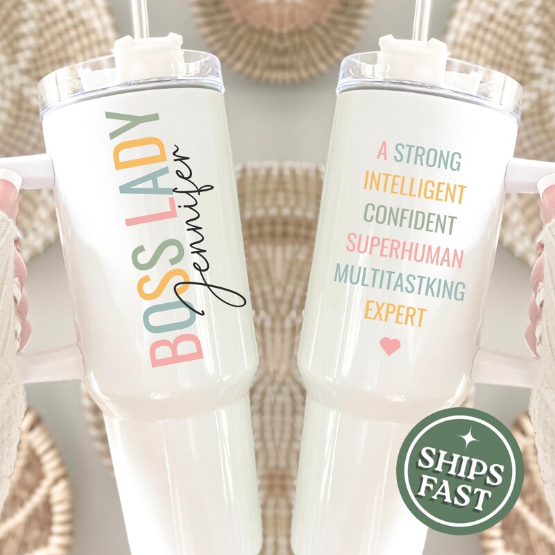 Boss Lady Tumbler - Etsy
