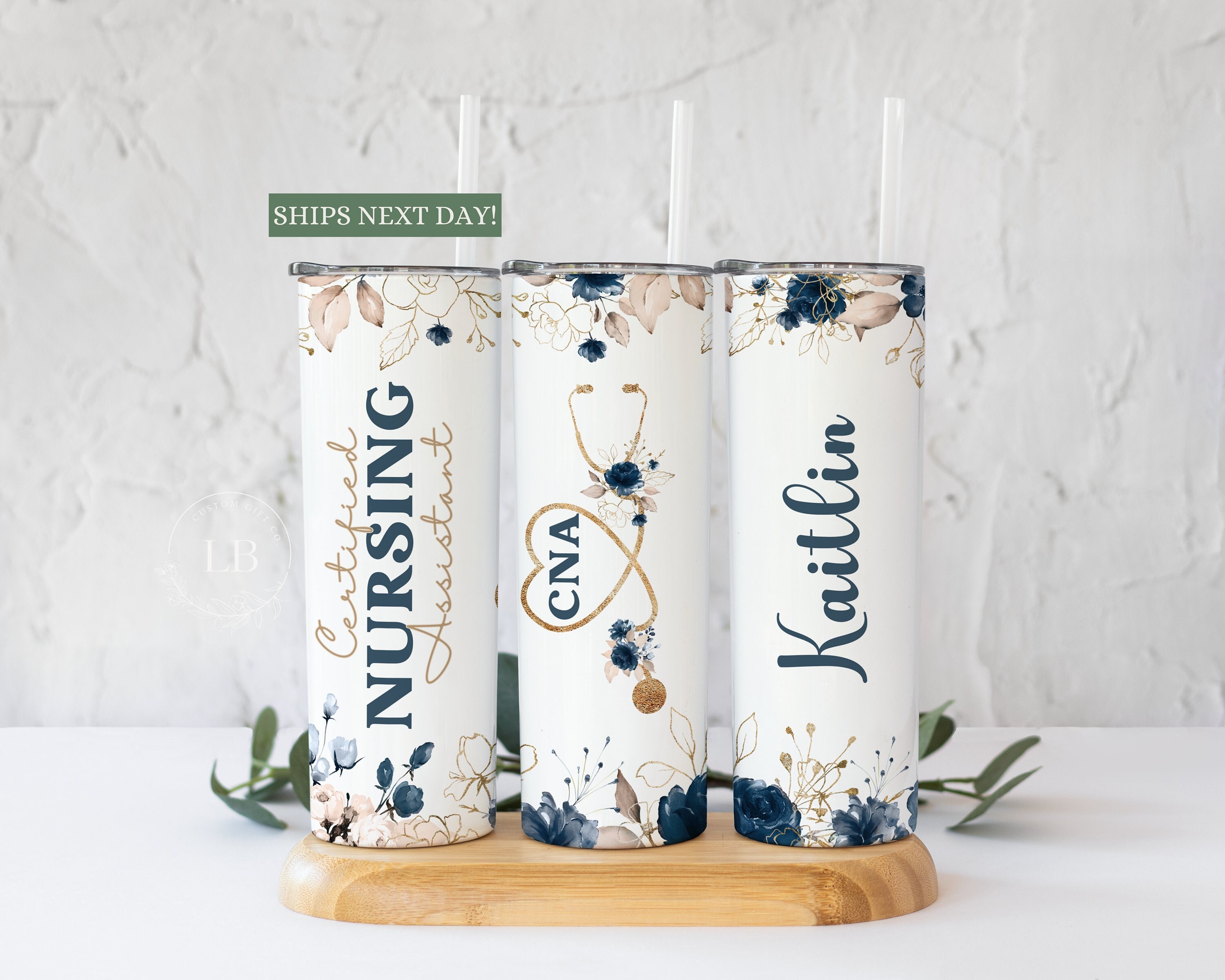 Personalized CNA Tumbler, Gift for CNA, Certified Nursing Assistant ...