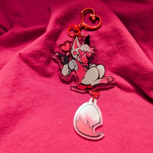 Funtime Foxy Dangle Keychain | Acrylic, FNAF, Foxy - Etsy