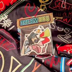 ENA Dream Bbq Stickers | Matte Vinyl | Meanie, Salesperson - Etsy