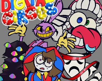 Pomni Sticker | 4” TADC the Amazing Digital Circus Stickers | Glossy ...