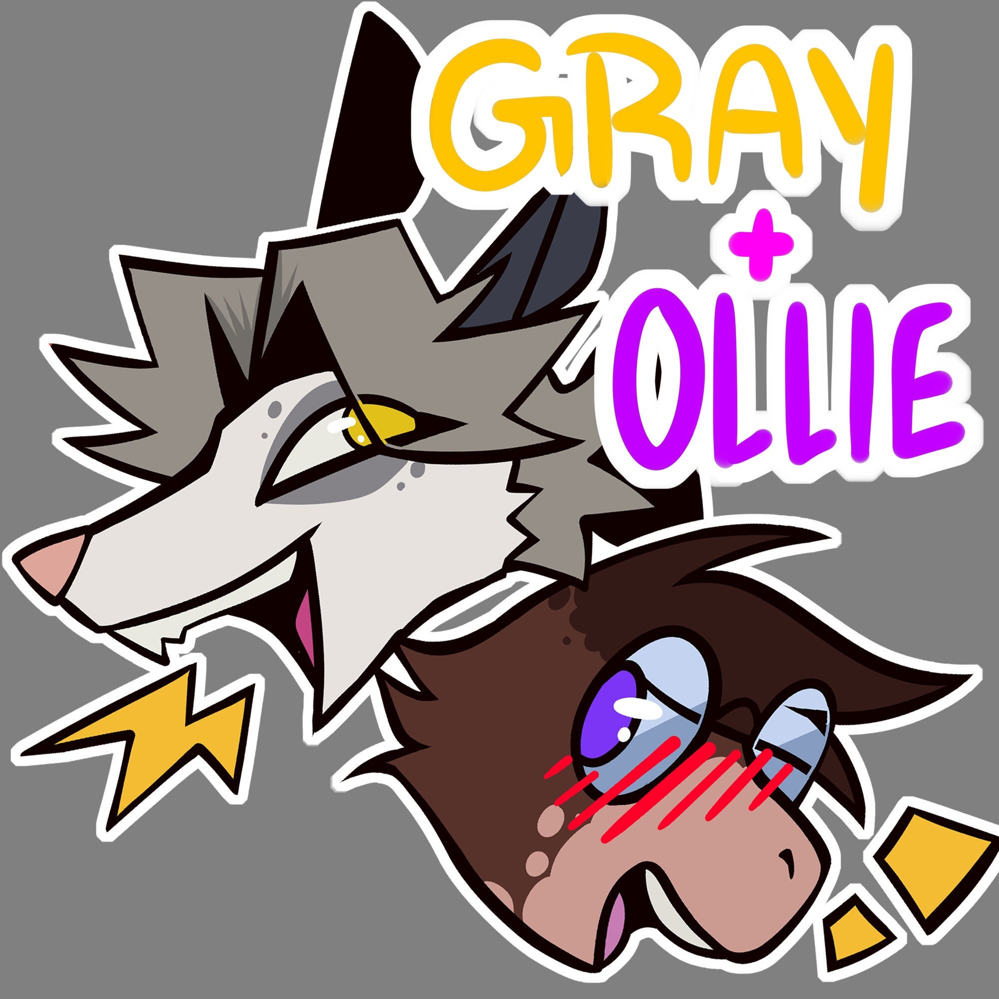 Ollie & Gray OC Stickers 2 Stickers Matte Vinyl Capybara Opossum - Etsy