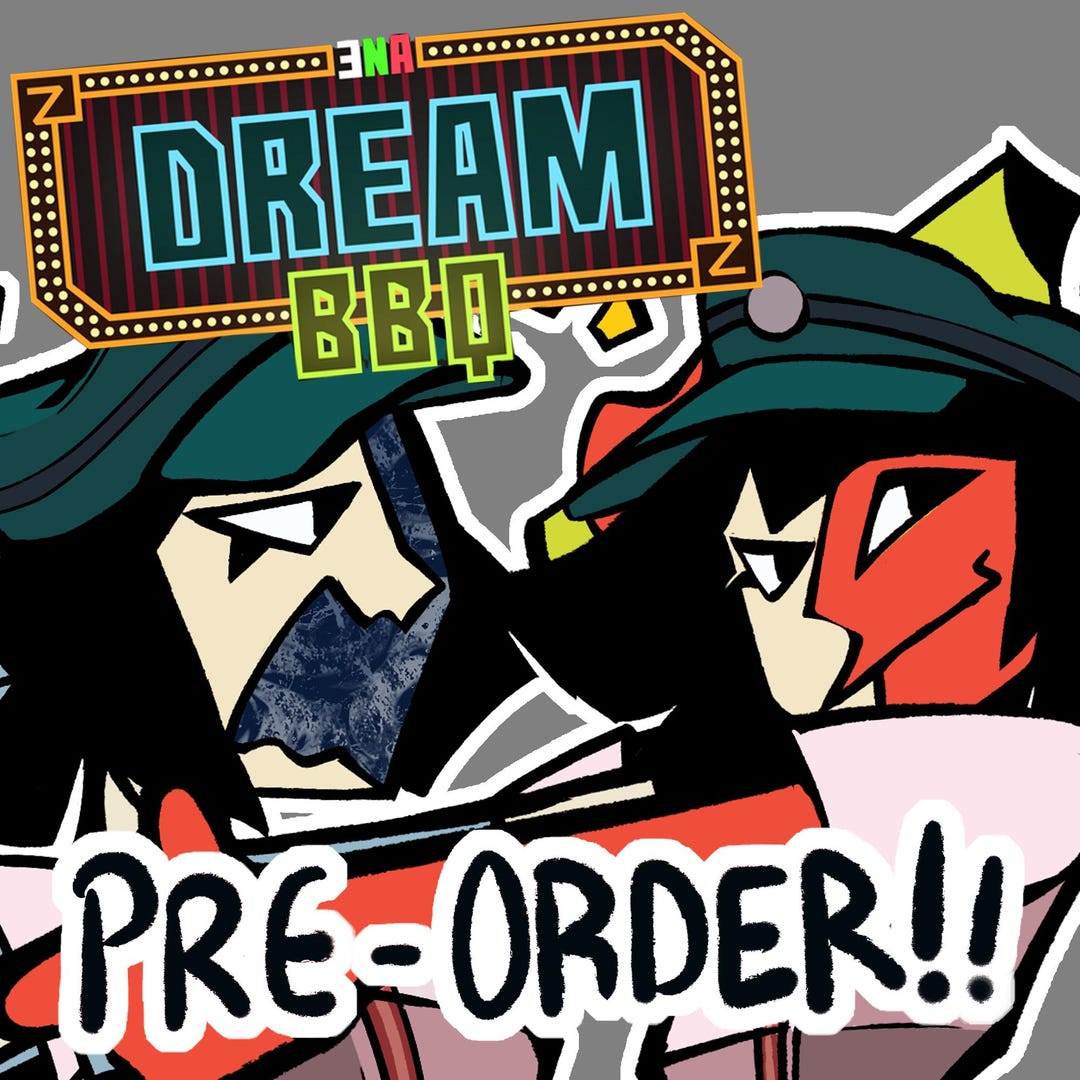 PRE-ORDER !!!! ENA Dream Bbq Stickers | Matte Vinyl | Meanie ...