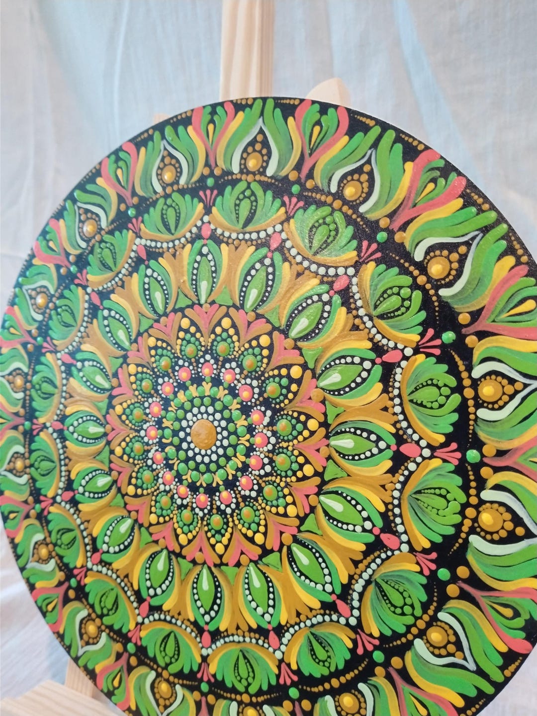 12 Inch Diameter Dot Mandala Art - Etsy