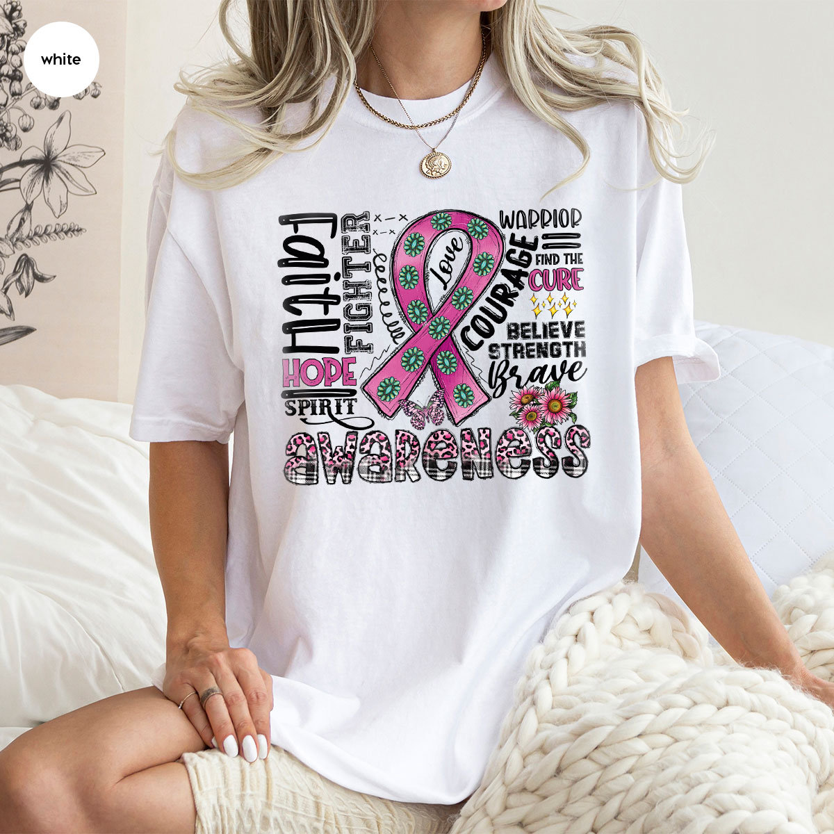 Awareness Tshirts, Breast Cancer Survivor Gift Shirts, Cancer Fighter ...