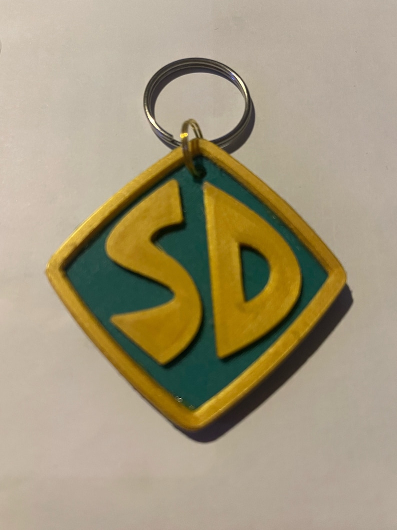 Iconic Scooby Doo Logo Dog Tag Keyring Cosplay 3D Printed - Etsy UK