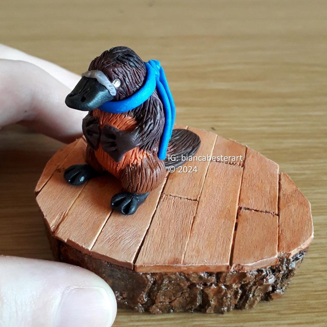 Patrick the Platypus / Desk Pal / Desk Friend / Paperweight / Figurine ...