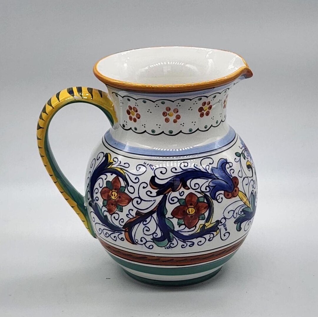 Vintage, Large Hand-painted Deruta-style (ricco Deruta Classico ...