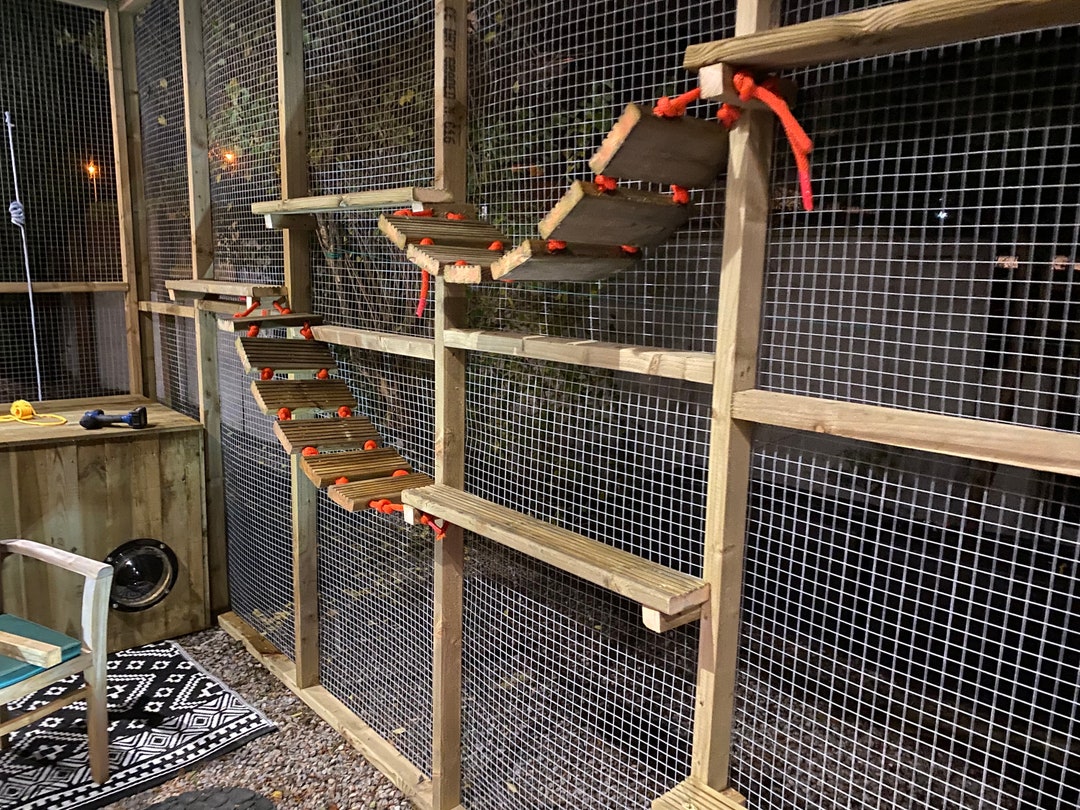 Bespoke Cat Ladders Price Shown is for 50cm of the Thin Batten Ladder ...