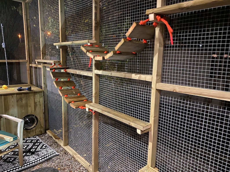 Bespoke Cat Ladders Price Shown is for 50cm of the Thin Batten Ladder ...