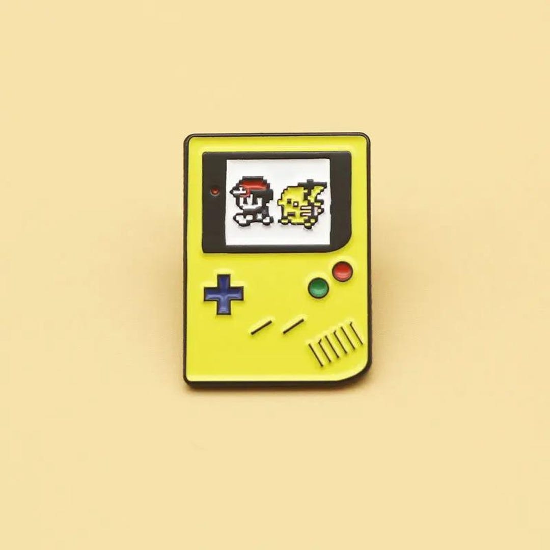 Enamel Pin "retro Console With Game" High Quality Custom Made Pins ...