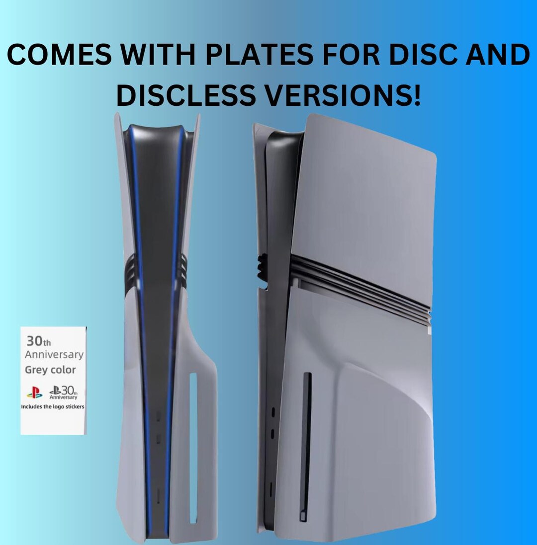 Custom Made PS5 Pro 30th Anniversary Replacement Plates Not Stickers ...