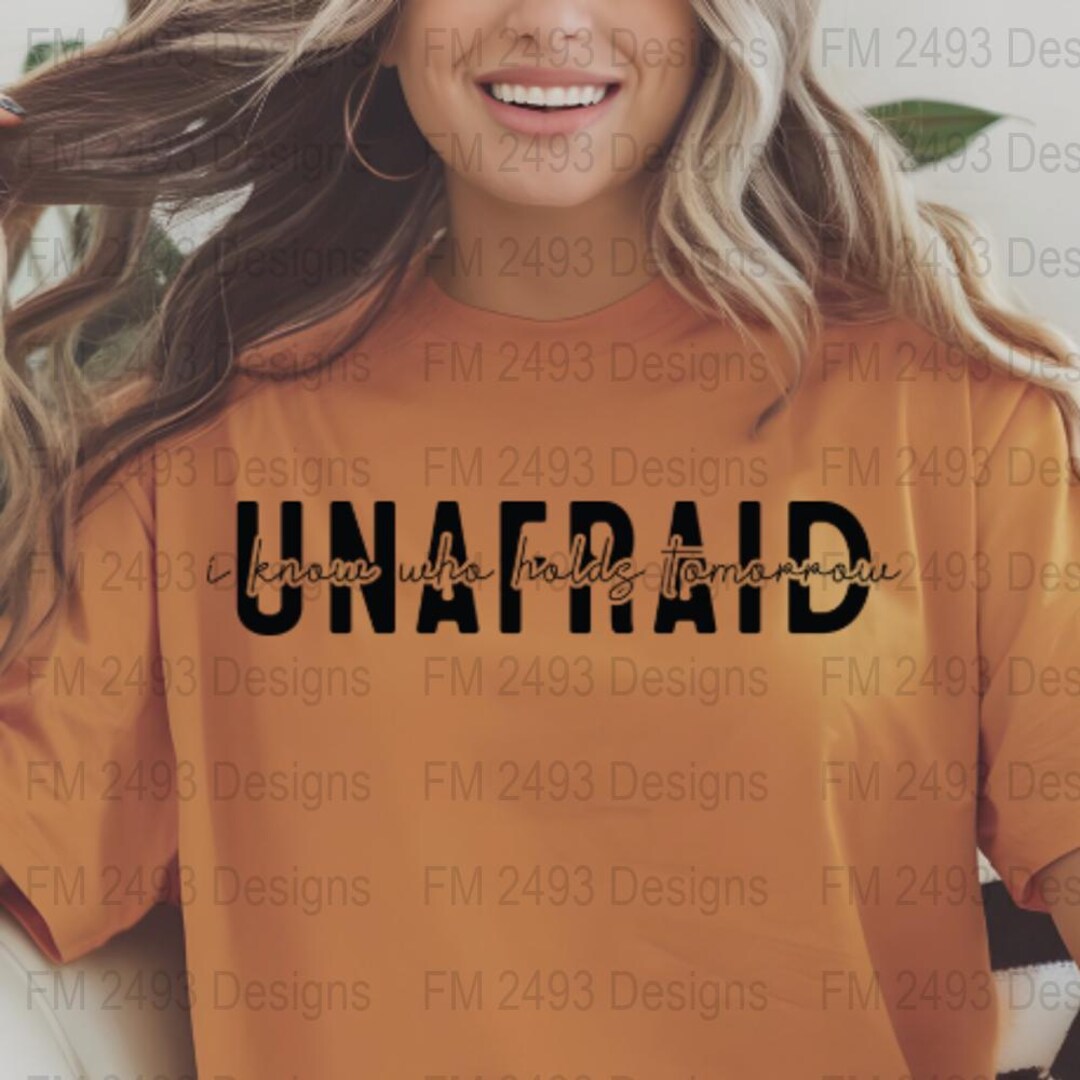 Unafraid Digital Download, Religious Wall Art, Christian Quote Print ...