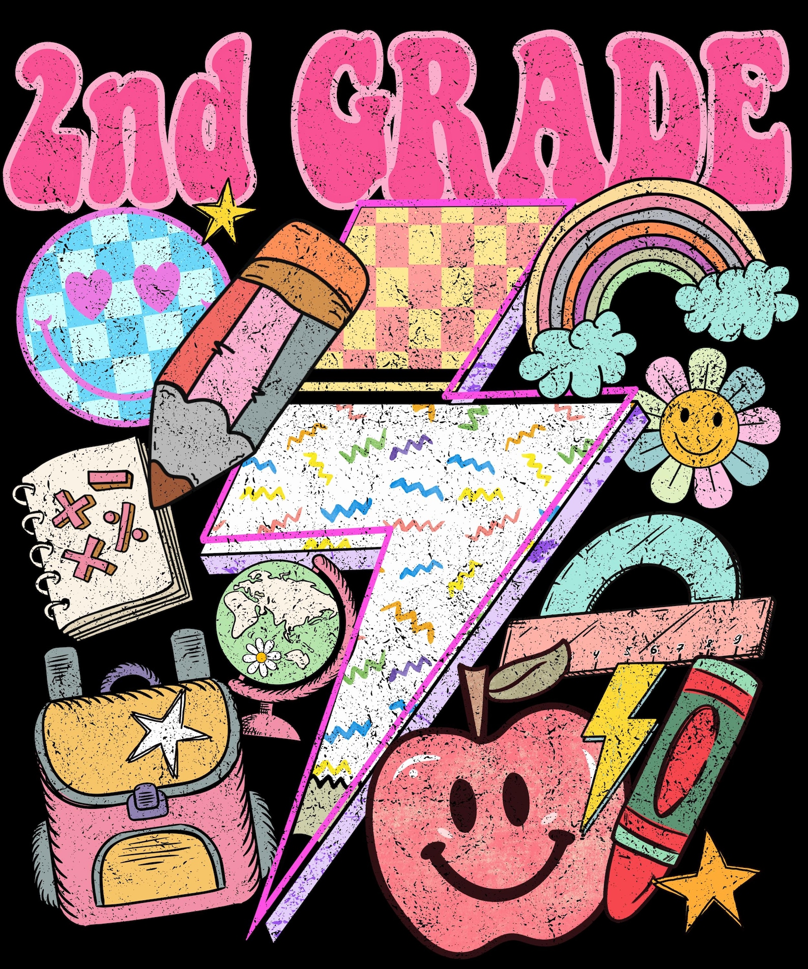 2nd Grade Digital Download, Back to School Clipart, Second Grade ...