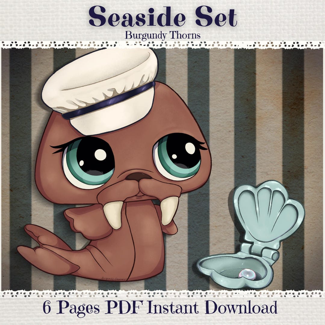 Littlest Pet Shop Coloring Book Pages | Printable Digital Download ...