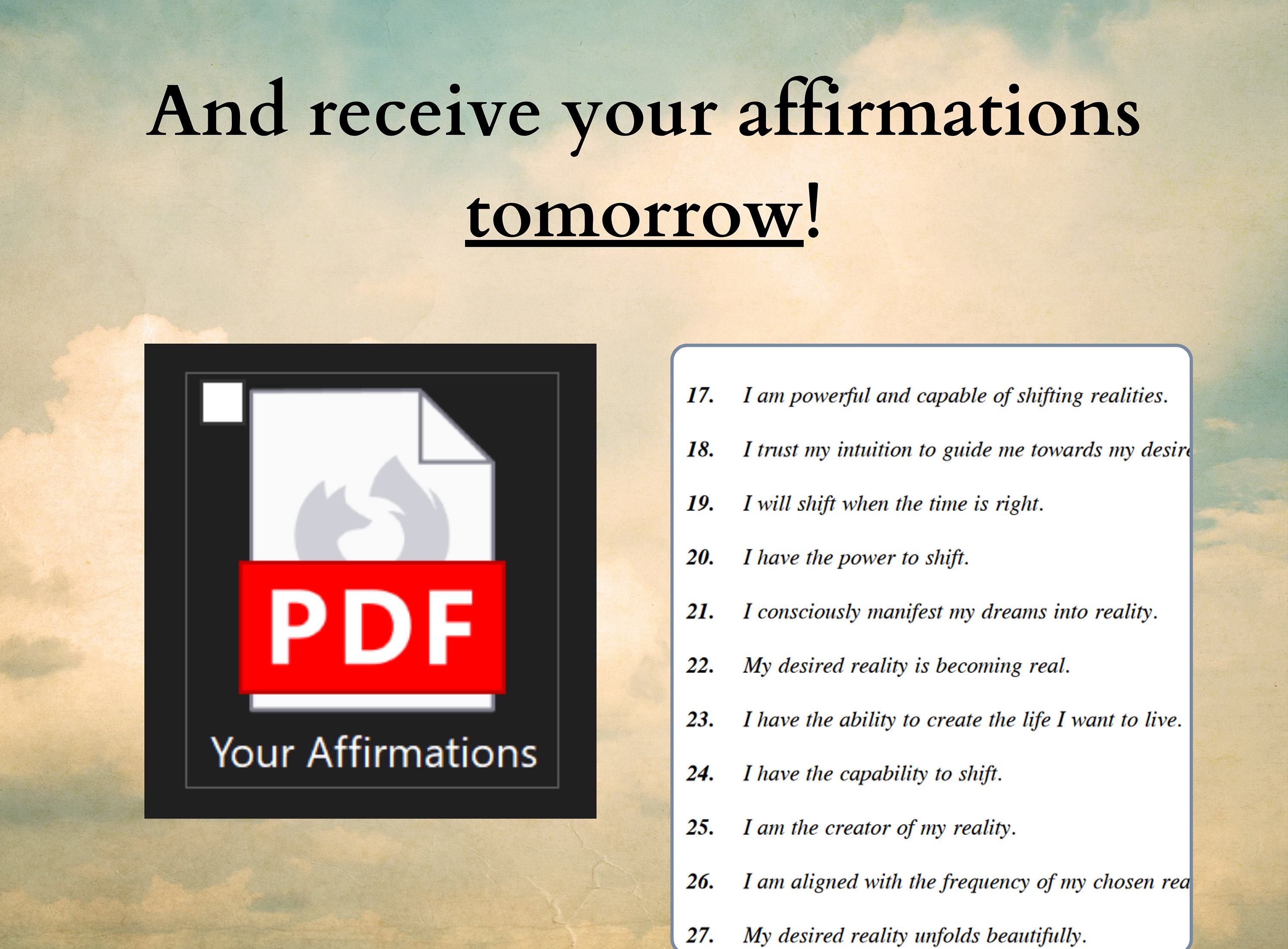 500 Affirmations, Custom Subliminal Affirmations Script, Personalized ...