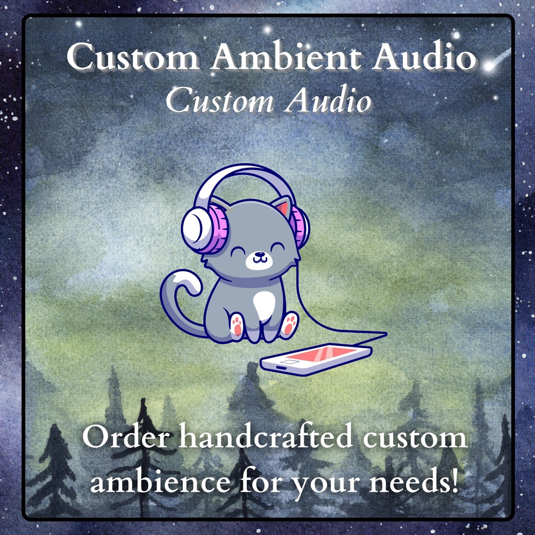 Personalized Ambient Music, Custom Background Music, Custom Audio ...