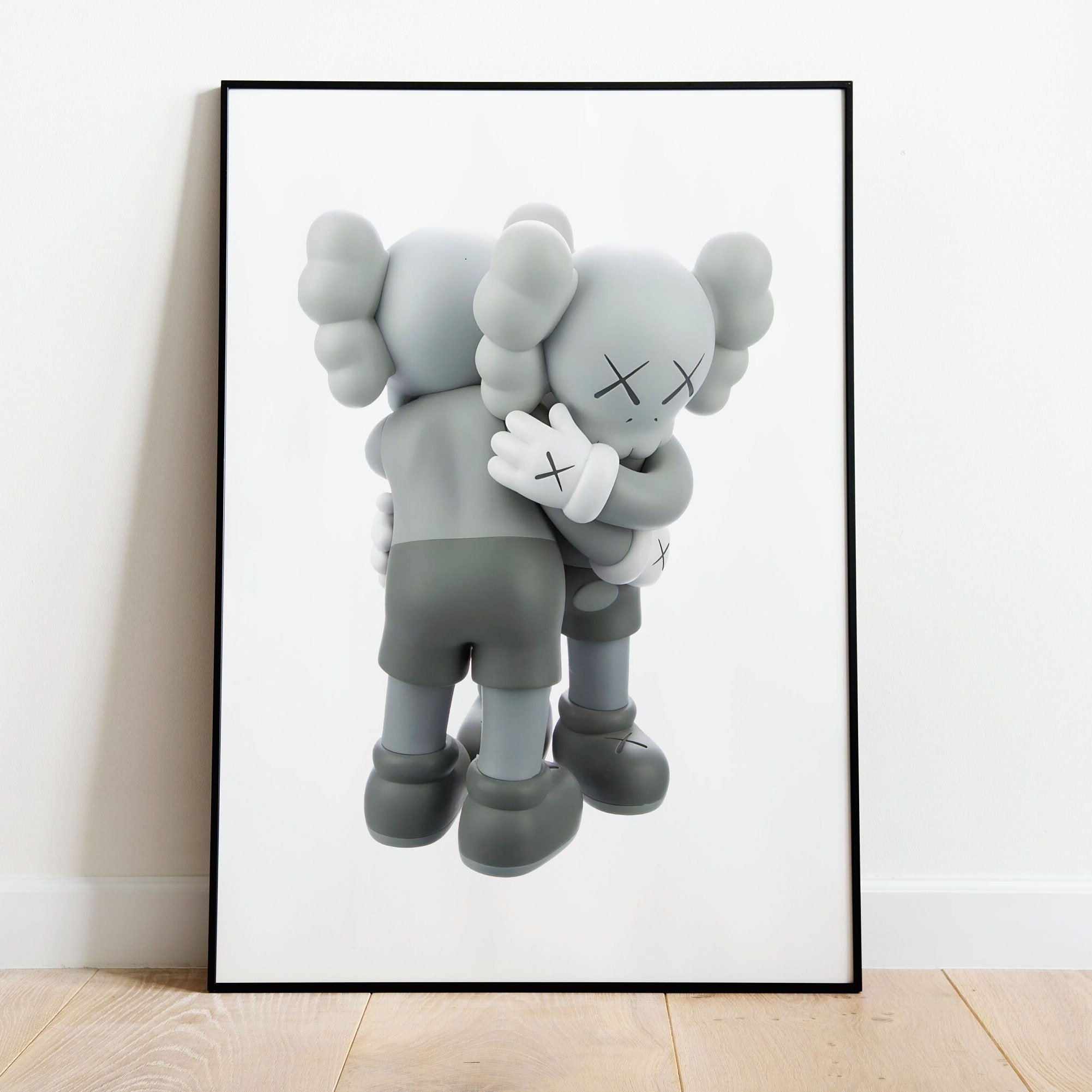 Hypebeast Toys Poster Set of 3 Gray White Hypebeast Figure Printable ...