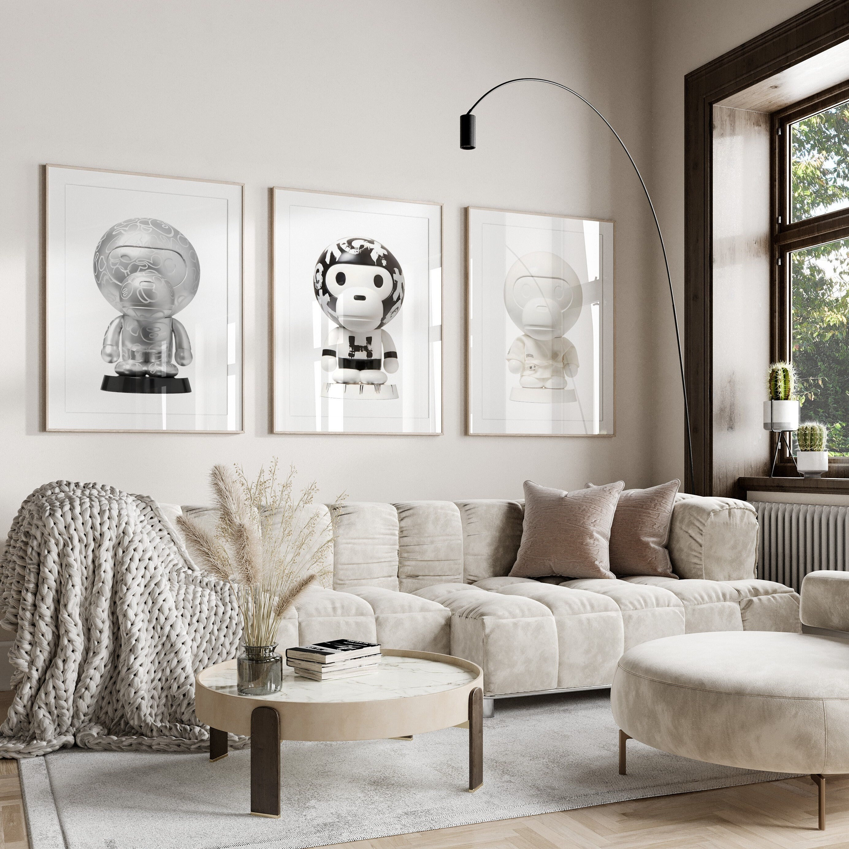 Hypebeast Toys Poster Hypebeast Figure Matching Set of 3 Hypebeast ...