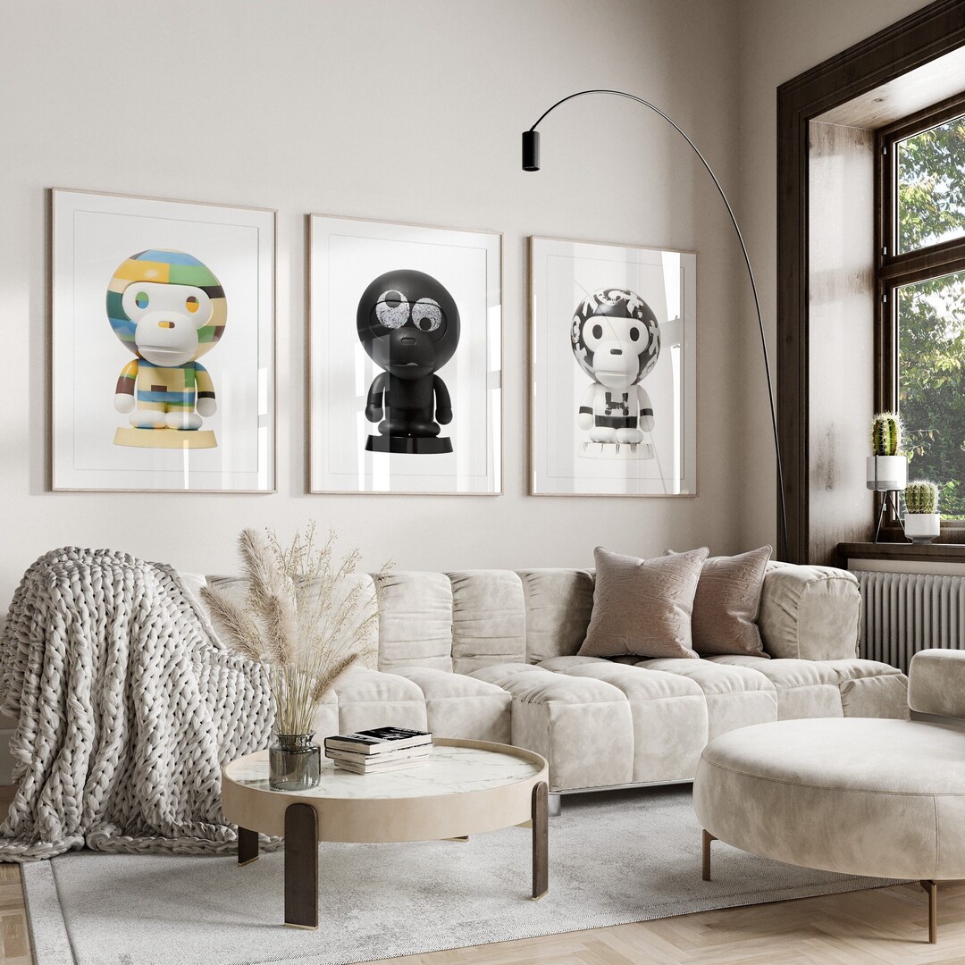 Hypebeast Toys Poster Hypebeast Figure Matching Set of 3 Hypebeast ...