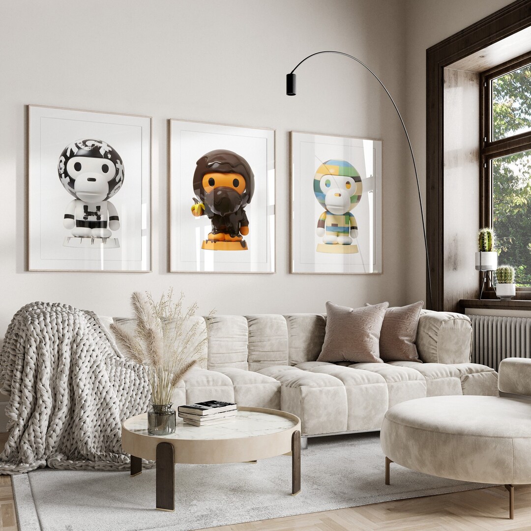 Hypebeast Decor Hypebeast Toys Poster Hypebeast Figure Matching Set of ...