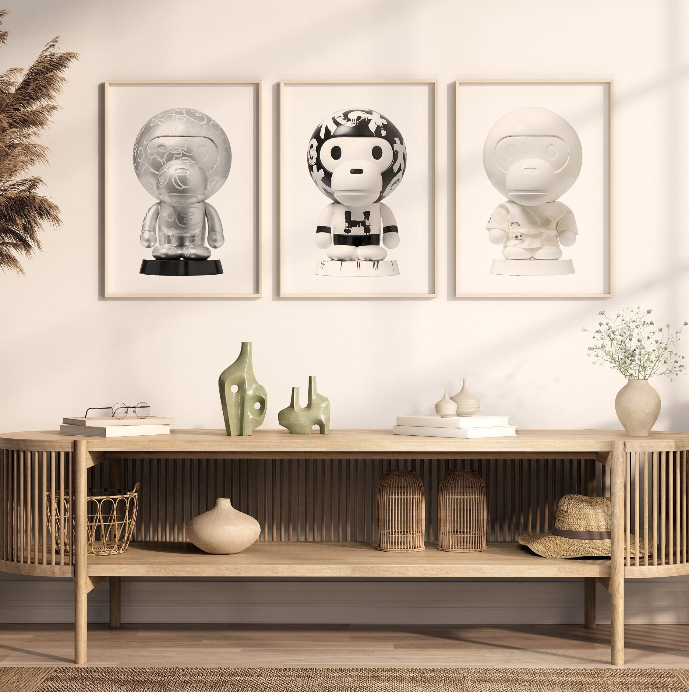 Hypebeast Toys Poster Hypebeast Figure Matching Set of 3 Hypebeast ...