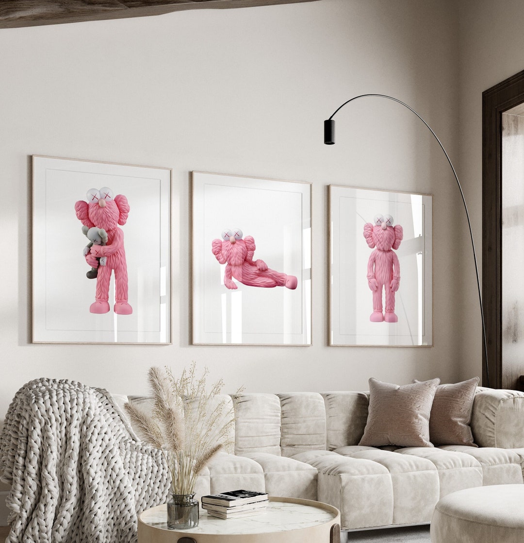 Hypebeast Toys Poster Set of 3 Hypebeast Figure Print Wall Art ...
