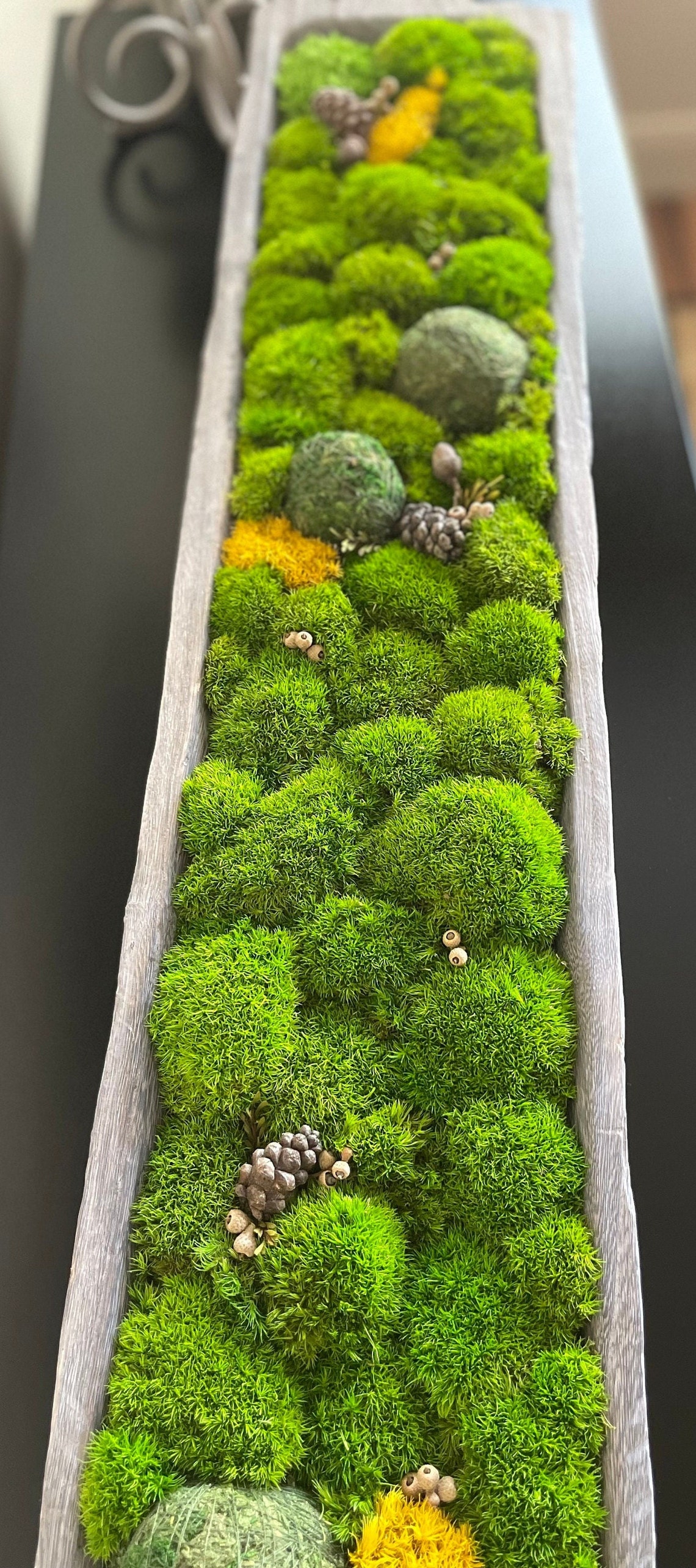 Large Moss Filled Trough - Etsy
