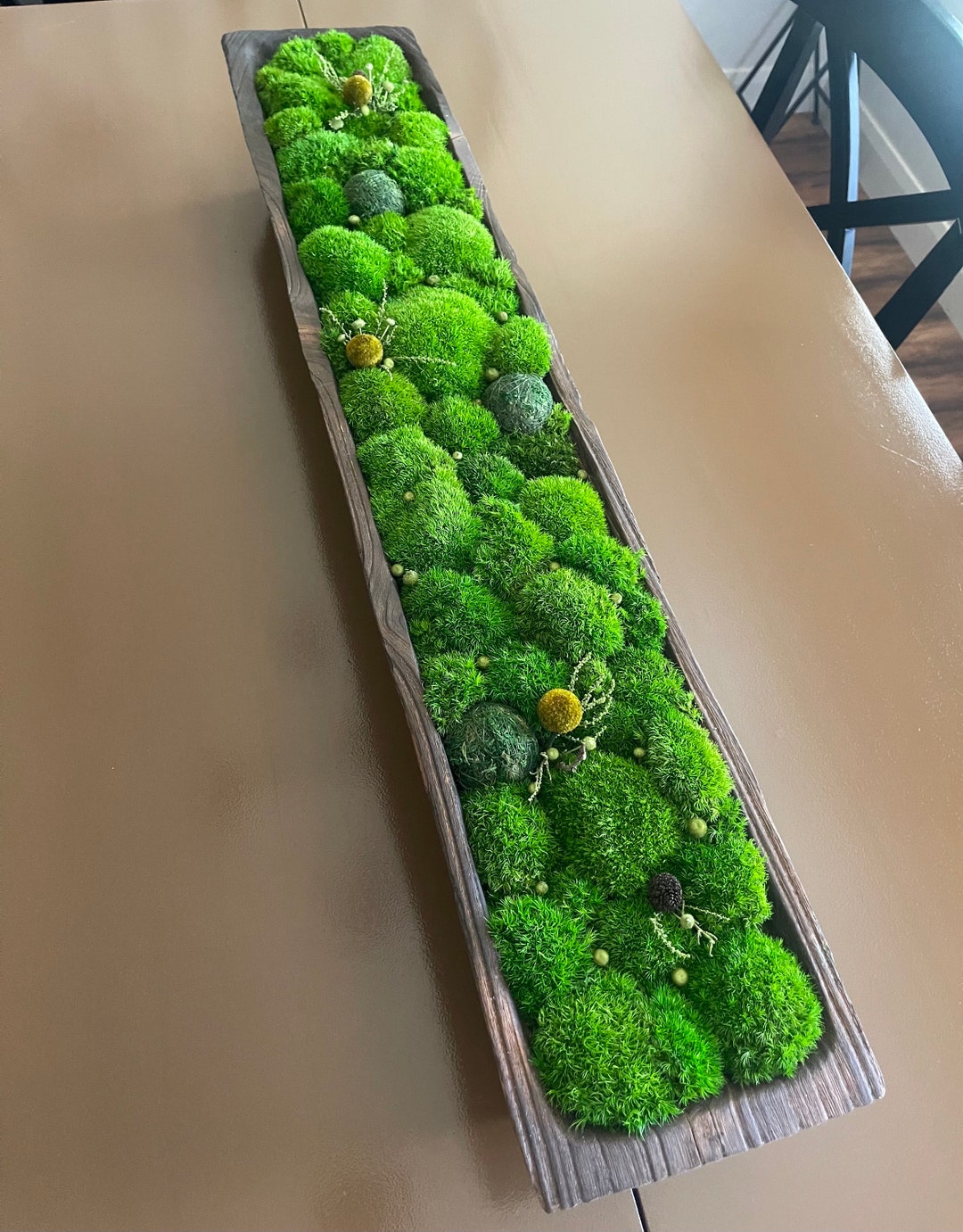 Large Moss Filled Trough - Etsy
