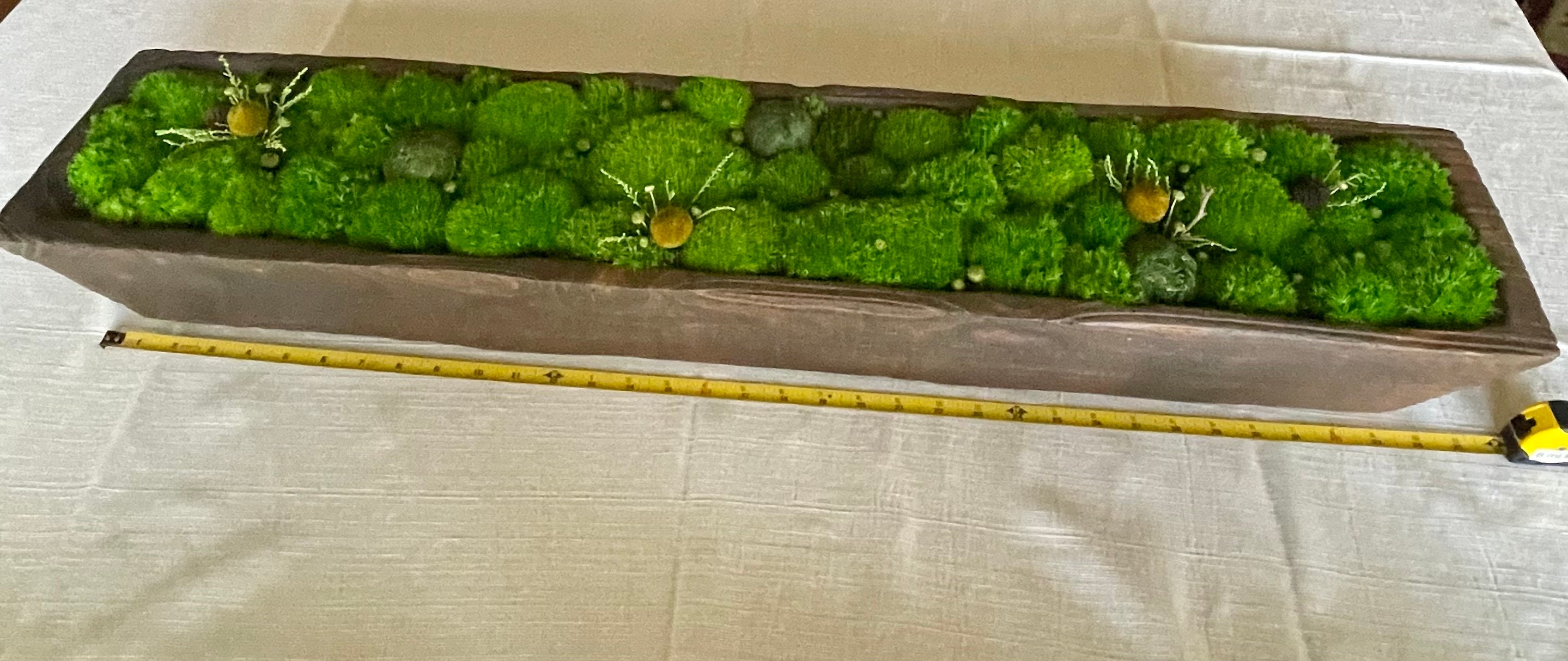 Large Moss Filled Trough - Etsy
