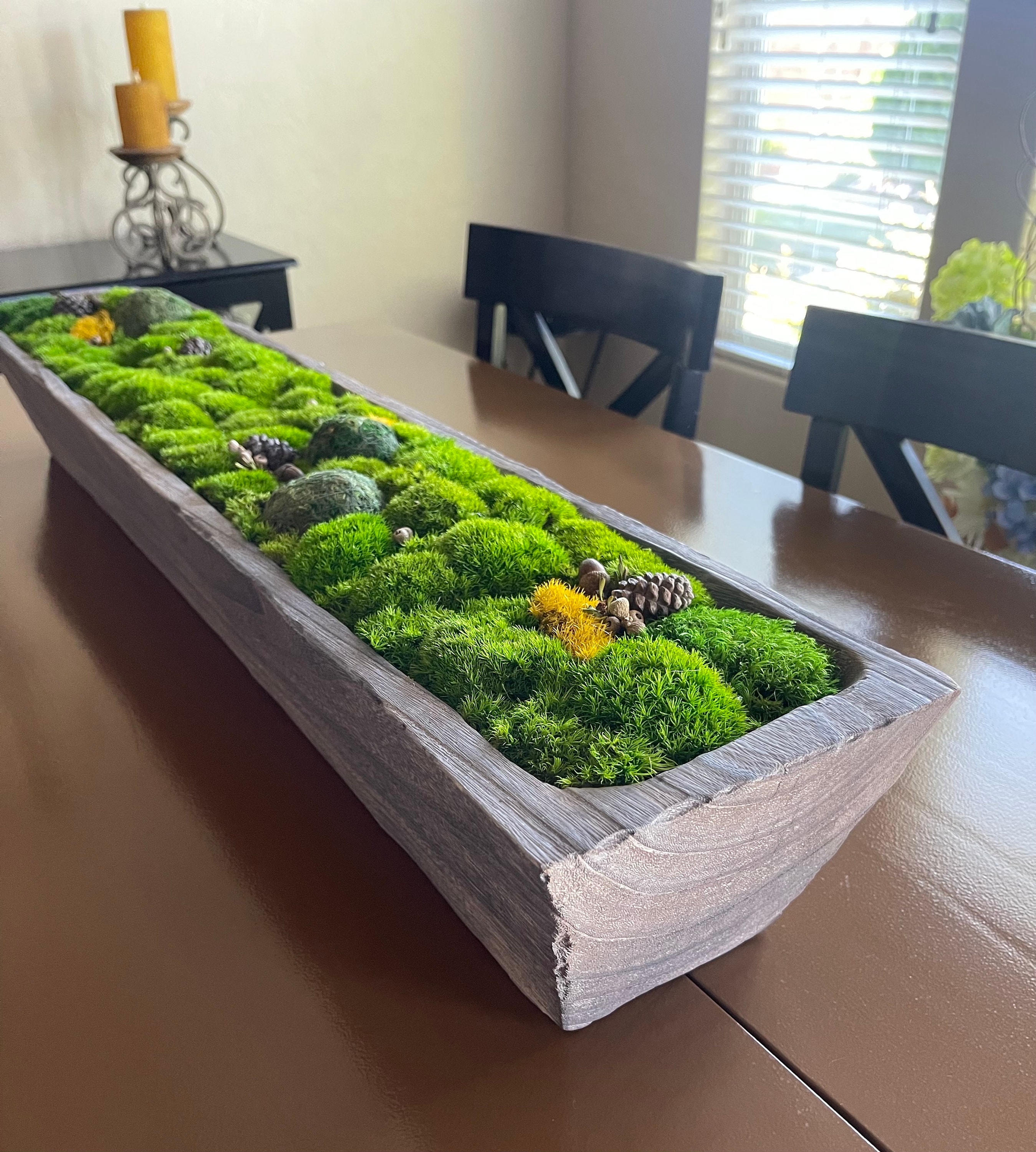 Large Moss Filled Trough - Etsy