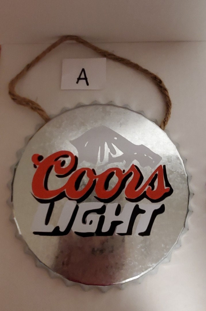 Bottle Cap Signs - Metal and Handmade - Etsy