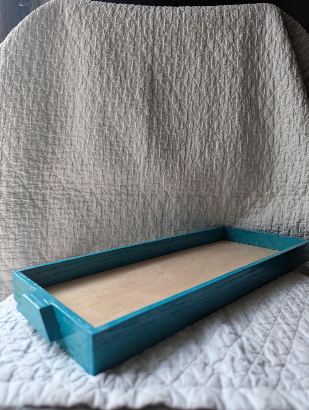Make Waves With the Tropical Blue Red Oak Tray – Perfect for Your Beach ...