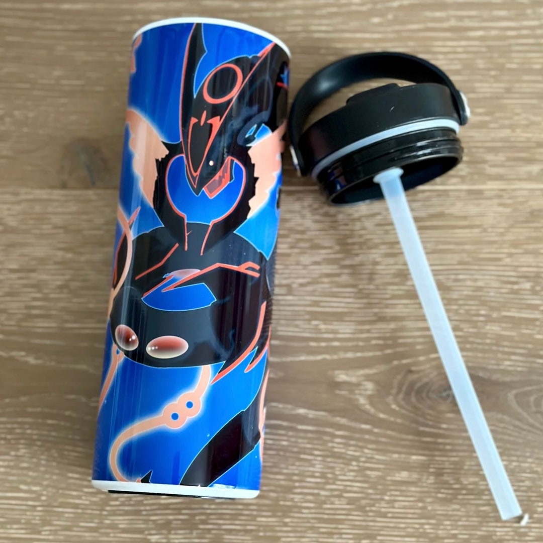Poké Water Bottle, Mega Rayquaza, Water Bottle, Anime, Anime Water ...