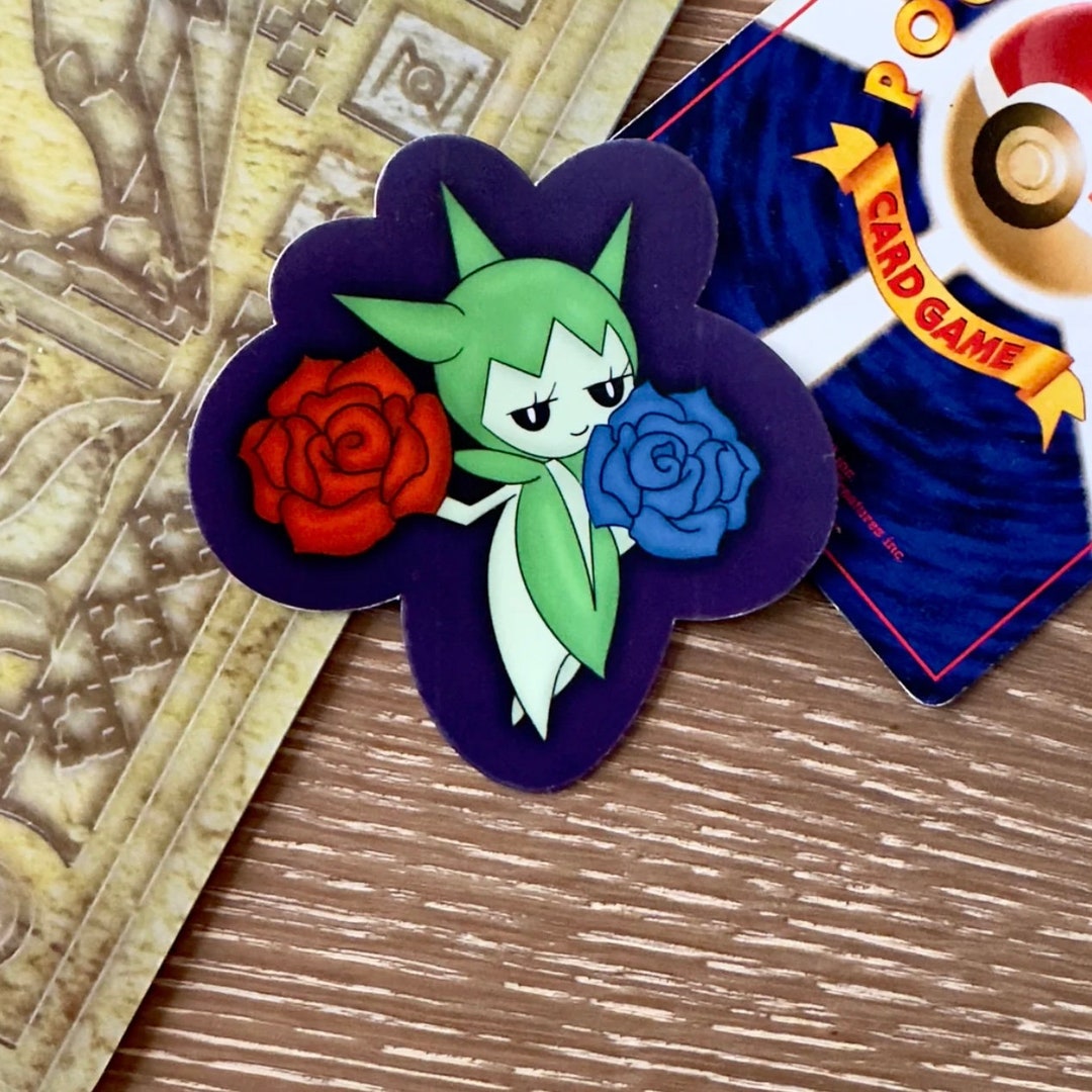 Pokemon Waterproof Sticker, Roselia, Pokémon, Anime, Pokemon Stationery ...