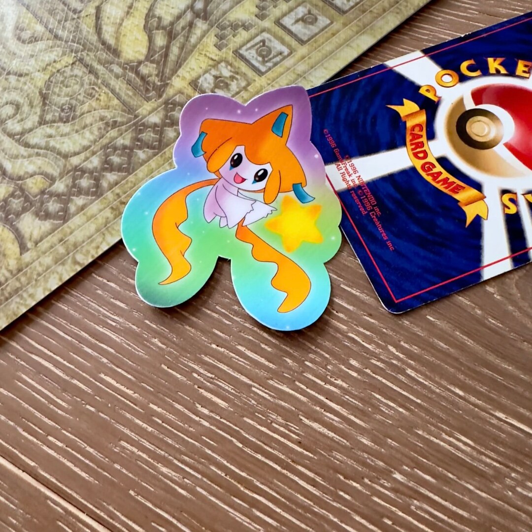 Pokemon Waterproof Sticker, Jirachi, Pokémon, Anime, Pokemon Stationery ...