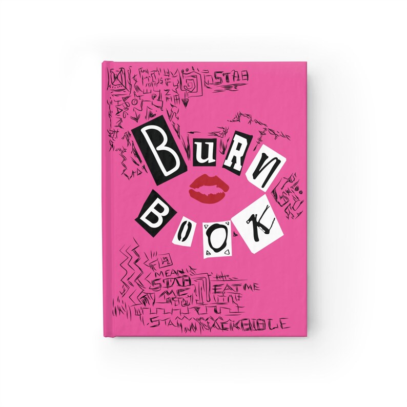 Burn Book, Hardcover Journal Ruled Line - Etsy
