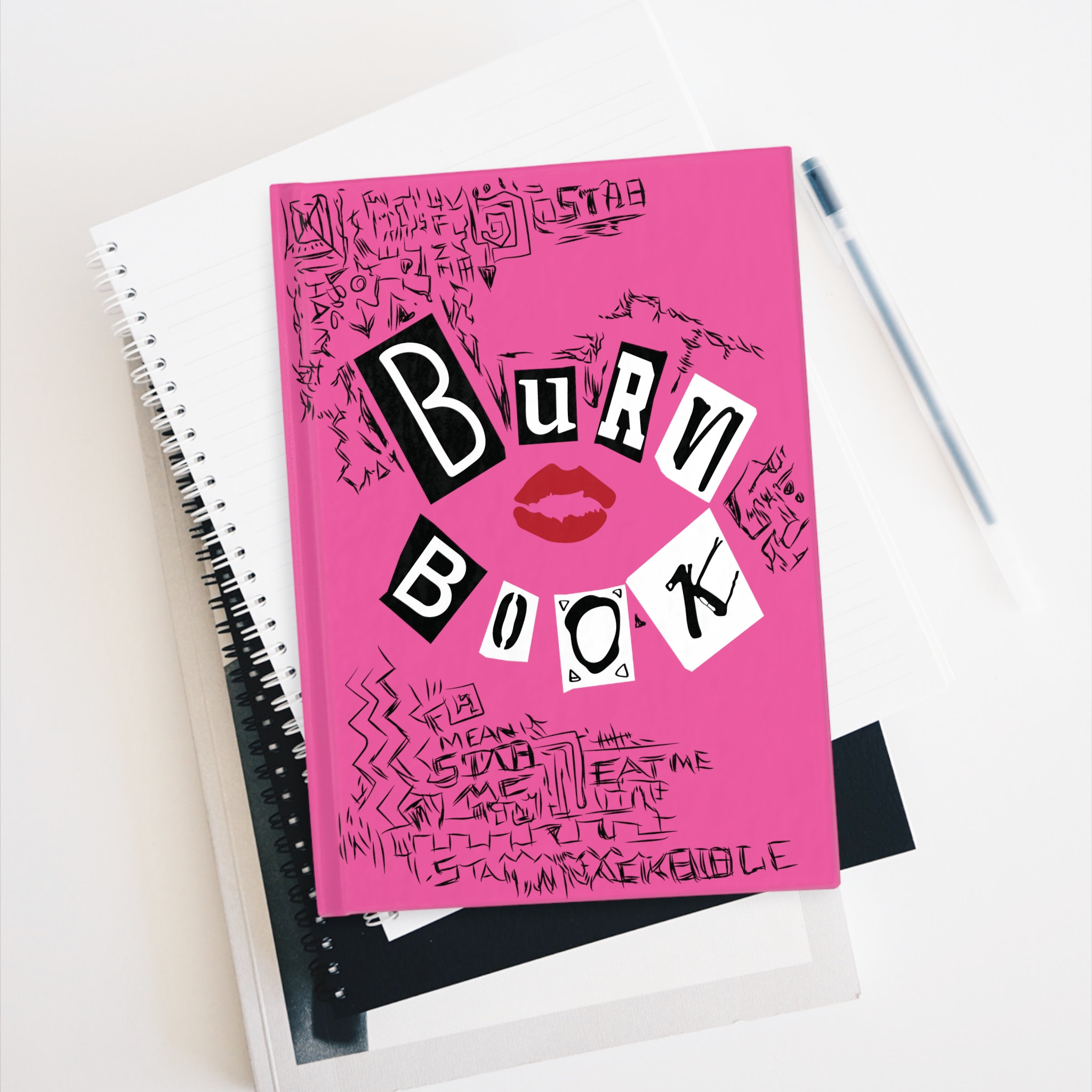 Burn Book, Hardcover Journal - Ruled Line - Etsy