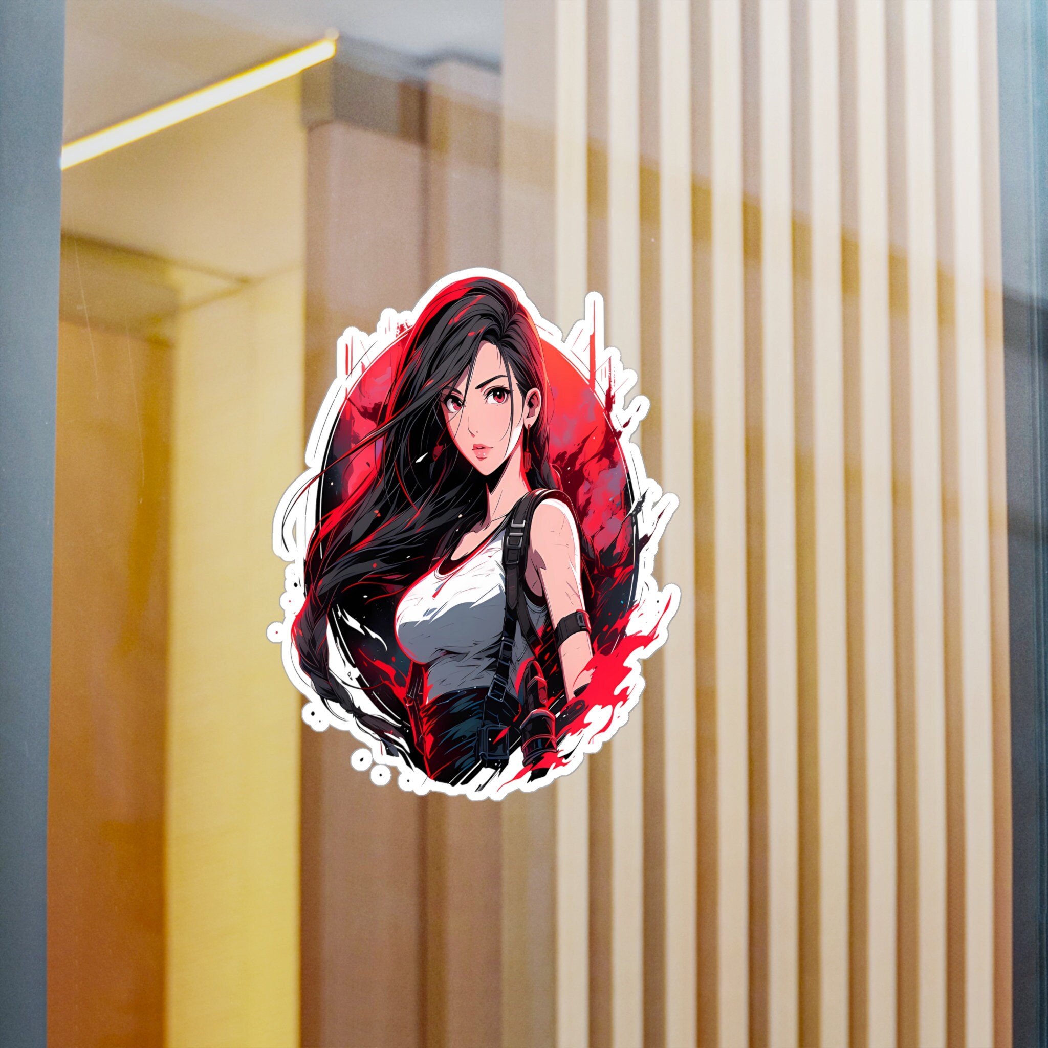 Tifa Lockhart, Final Fantasy 7, Kiss-cut Vinyl Decals - Etsy