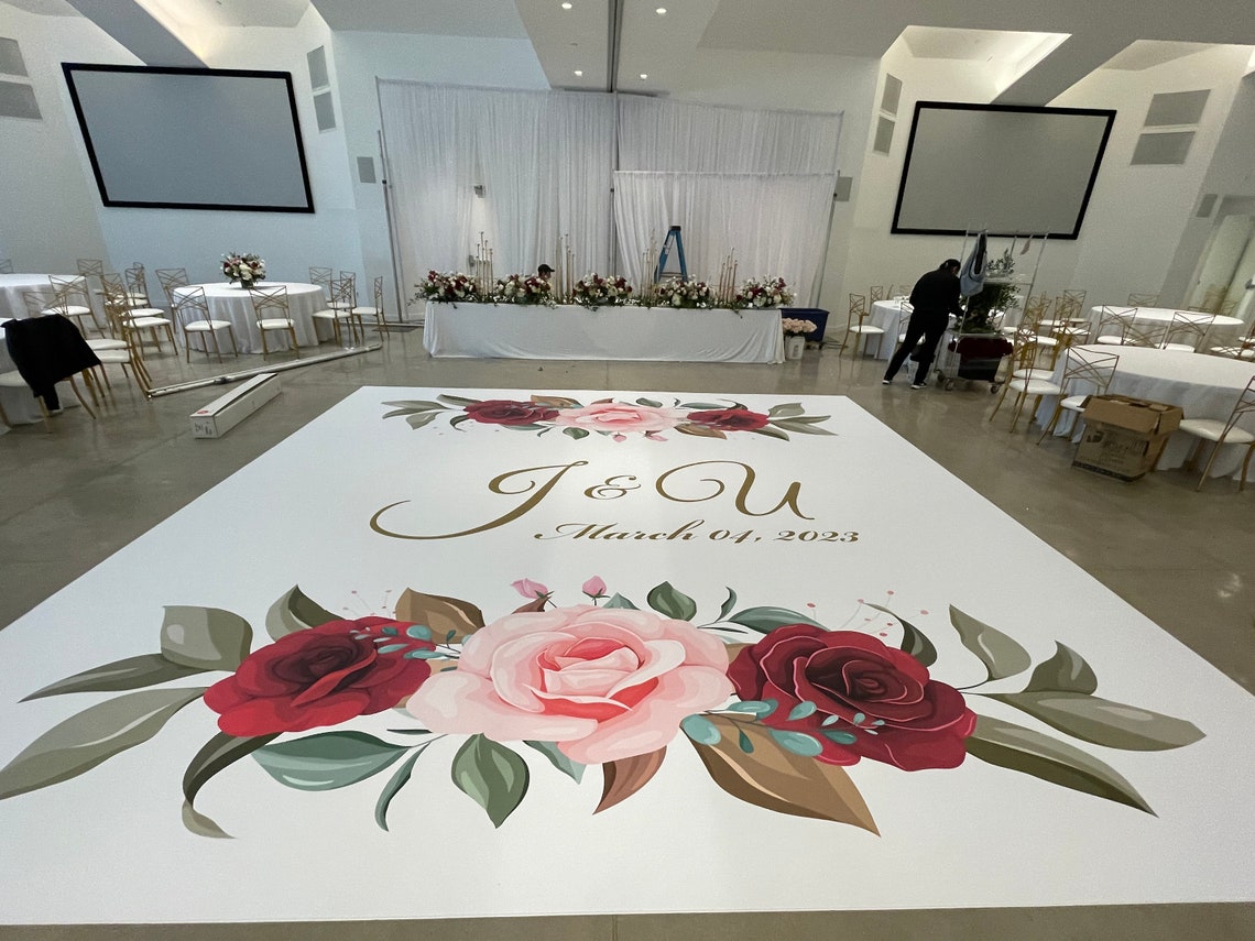 Wedding,birthday and Event Vinyl Dance Floor Wrap - Etsy